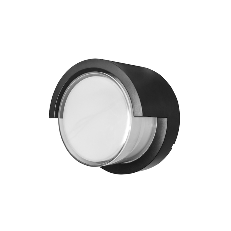 Luminario arbotante led cilindro luz blanco cálido de sobreponer con ...