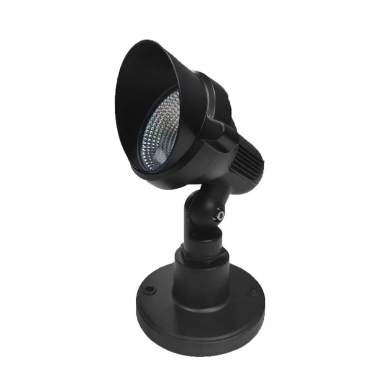 Luminario de piso LED para exterior con estaca con visera de sobreponer ...