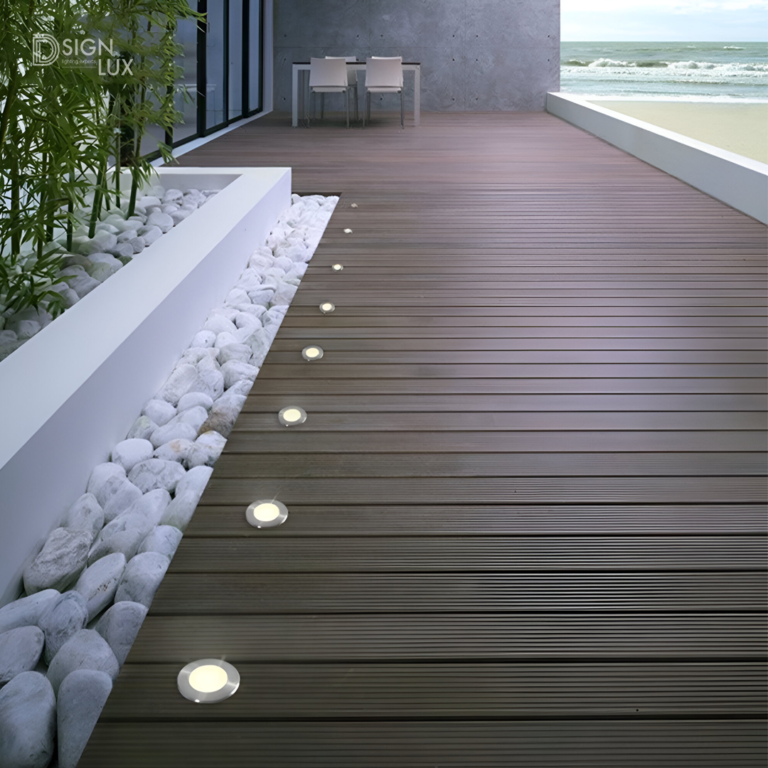 Luminario de piso LED de exterior 1W para empotrar redondo 4.8cm ...
