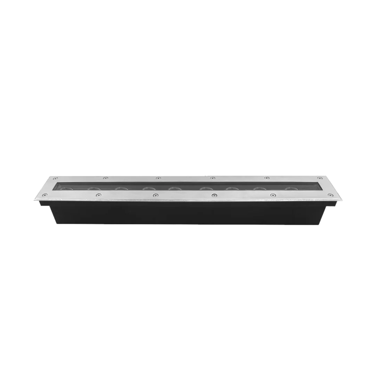 Luminario de piso con 9 leds de exterior rectangular de 13.5W y óptica ...